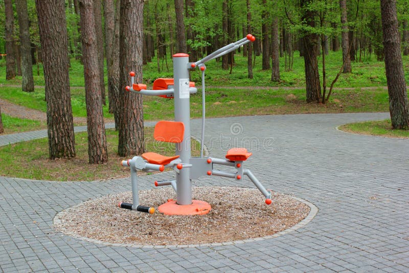 Exercise machine stock image. Image of outdoor, sports - 31010753