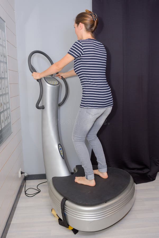 On a exercise machine stock image. Image of machine - 122444907