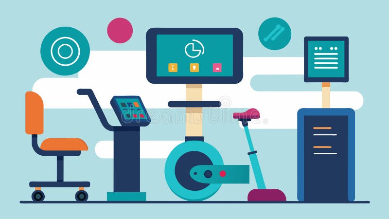 Exercise Machines with Touch Screen Displays and Large Font Options ...