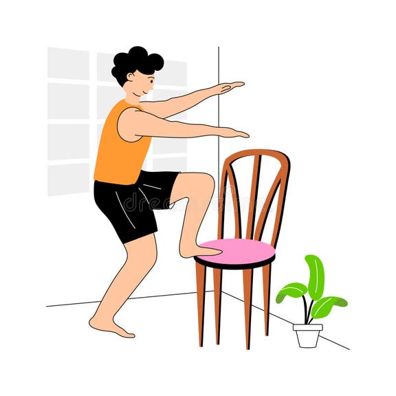 Chair Exercise Stock Illustrations – 3,861 Chair Exercise Stock ...