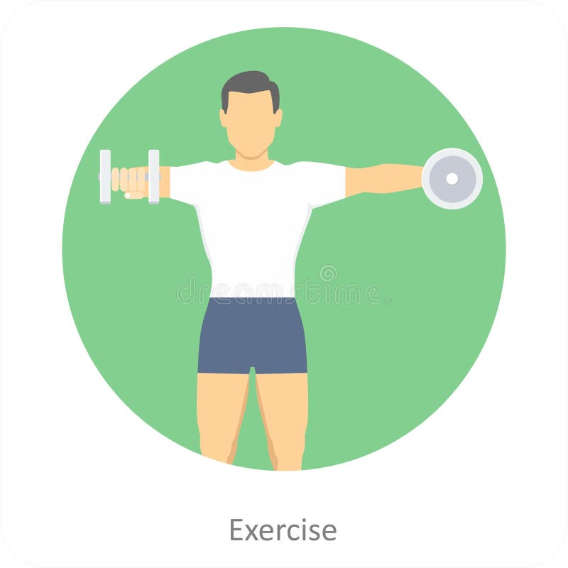 Exercise stock vector. Illustration of care, concept - 264942652
