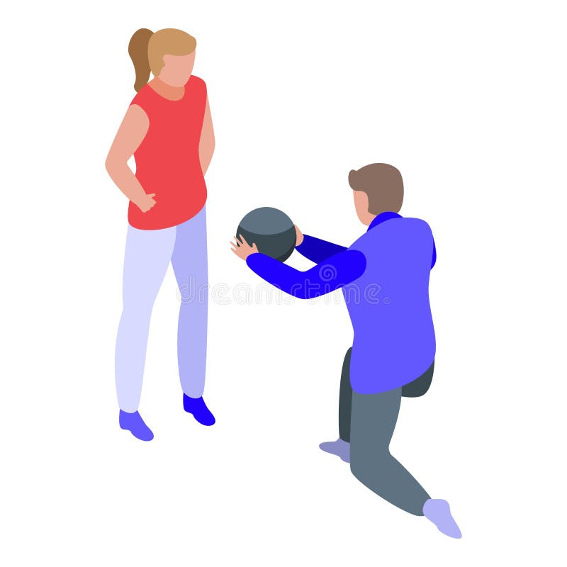 Personal Trainer Isolated Stock Illustrations – 2,315 Personal Trainer ...