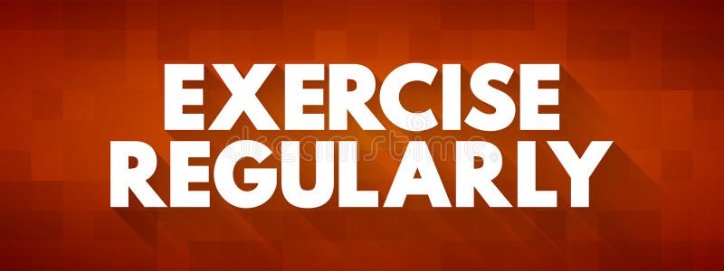 Exercise Regularly Stock Illustrations – 67 Exercise Regularly Stock ...