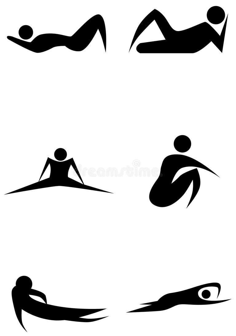 Stick Figures Stretching Stock Illustrations – 70 Stick Figures ...