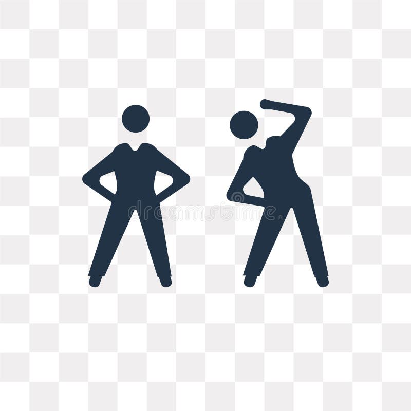 Exercise Vector Icon Isolated on Transparent Background, Exercise ...