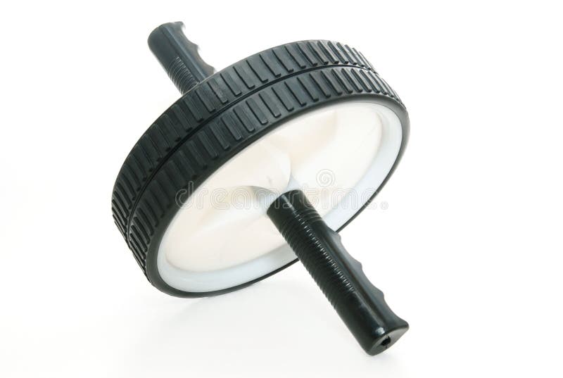 Exercise wheel stock photo. Image of isolated, fitness - 14651126