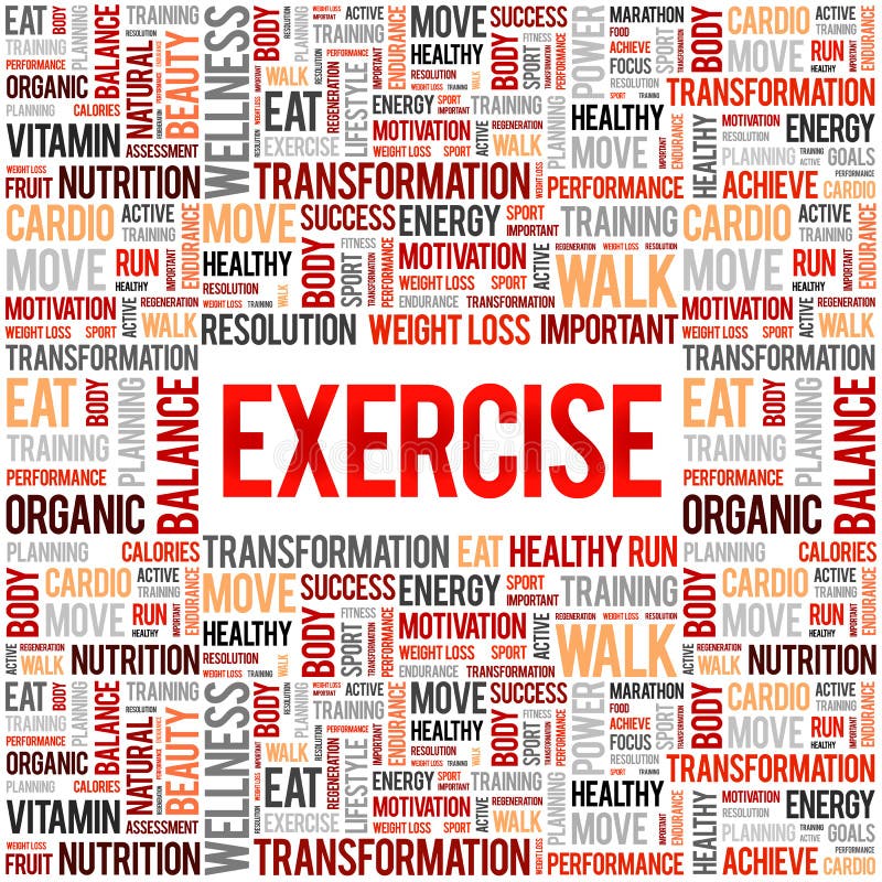 Health Exercise Collage Stock Illustrations – 1,532 Health Exercise ...