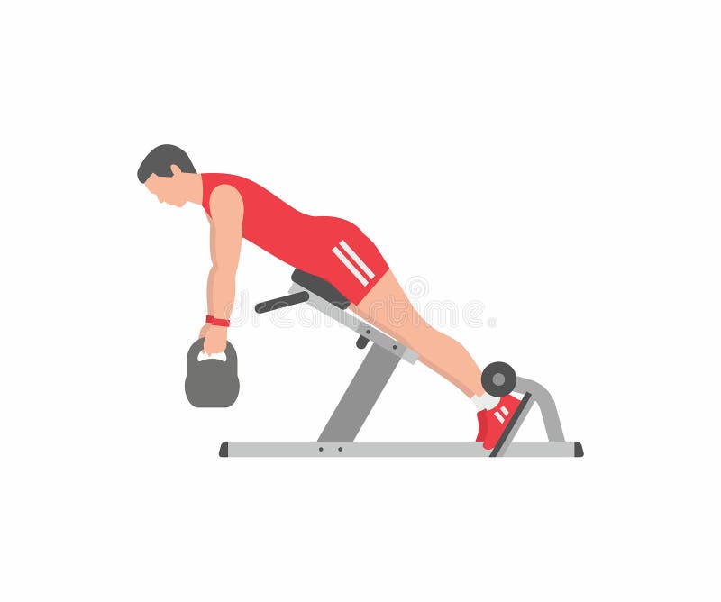 Back Exercises Machine Stock Illustrations – 29 Back Exercises Machine ...