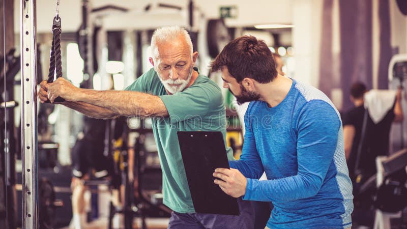 Exercises Go in the Right Direction Stock Photo - Image of body ...