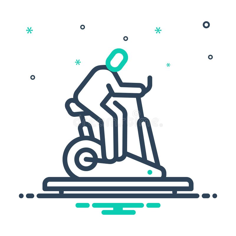 Mix Icon for Exercises, Physical and Activity Stock Vector ...