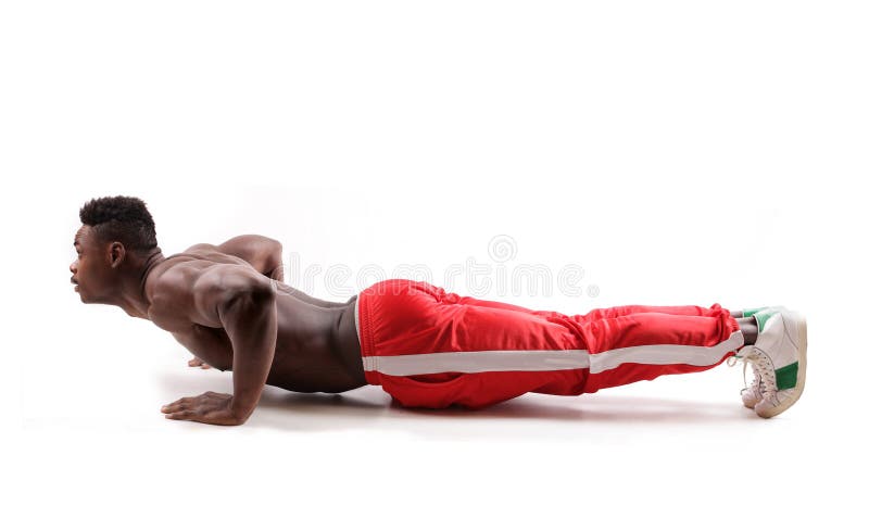 Exercises stock image. Image of muscle, flexure, black - 49191201