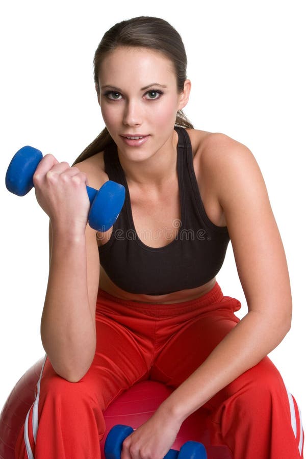 Person Exercising stock image. Image of ball, young, girls - 7591591