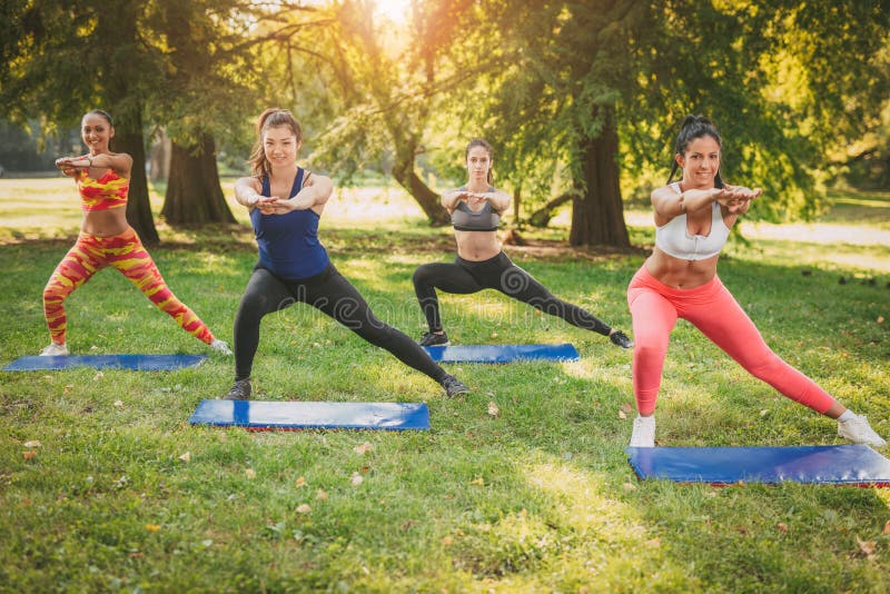 Exercising in Nature stock photo. Image of fitness, workout - 114068644