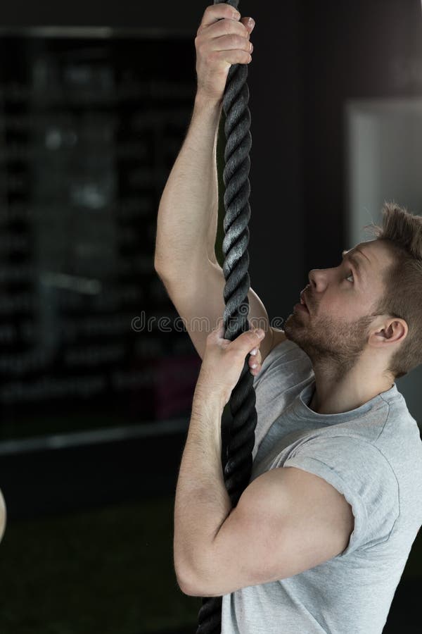 Exercising with rope stock photo. Image of fitness, power - 54278630