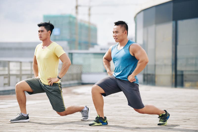 Exercising sporty men stock photo. Image of sport, activity - 78006160