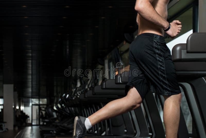 Exercising on a Treadmill stock image. Image of healthy - 50173979