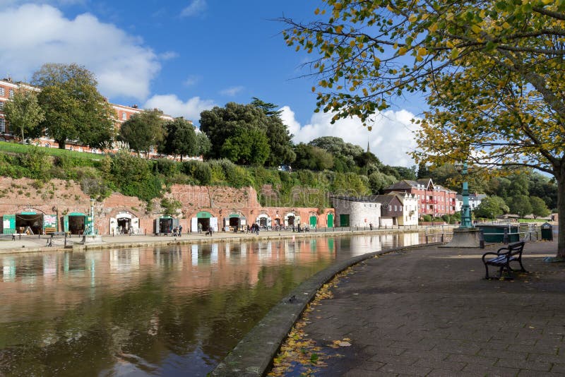 Exeter Devon England Het UK Stock Foto - Image of kaden, europa: 35023920