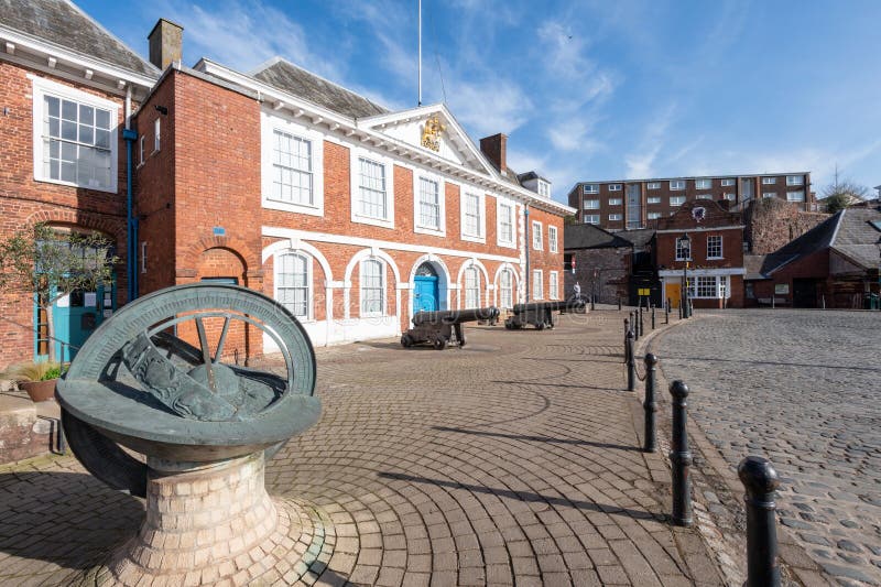 Exeter Custom House editorial photo. Image of horizontal - 270478546