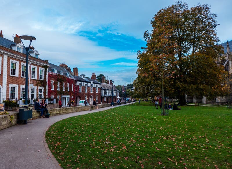 Exeter, England: Stepcote Hill Stock Photo - Image of stepcote ...