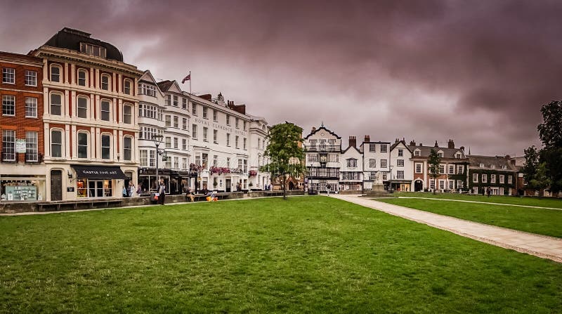 Exeter Cathedral in Devon stock photo. Image of beauty - 6655390