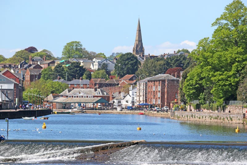 Rio Exe, Exeter imagem de stock. Imagem de inglaterra - 14510699
