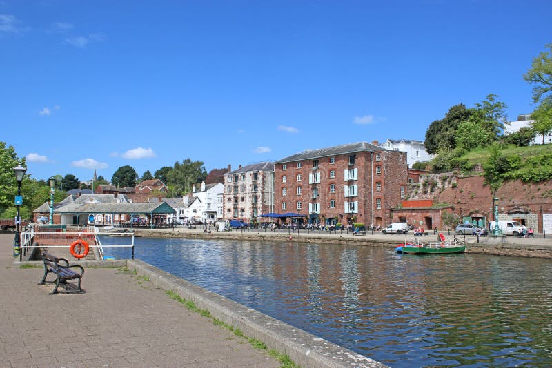 Exeter Quay, Devon stock image. Image of devon, house - 157763301