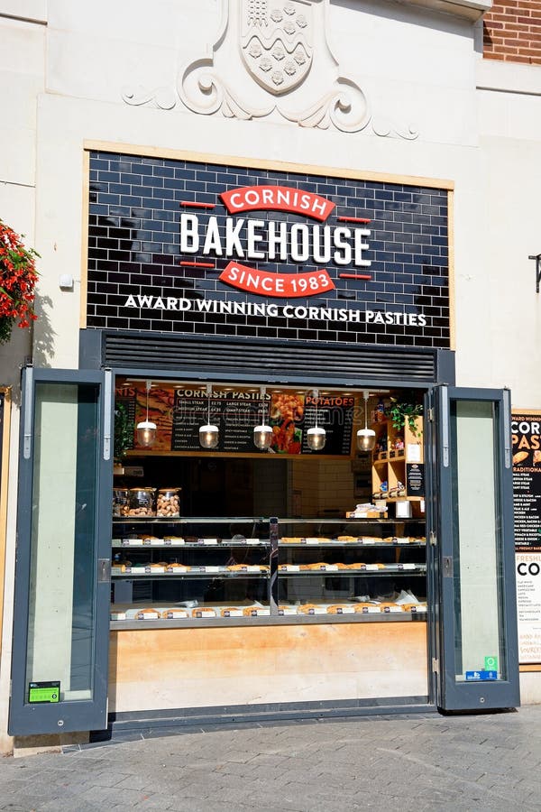 Cornish Bakehouse, Exeter, UK. Editorial Stock Image - Image of open ...