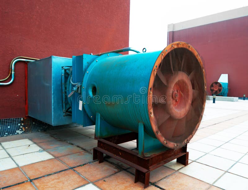 Exhaust Fan and Exhaust System Stock Image - Image of system, dioxide ...