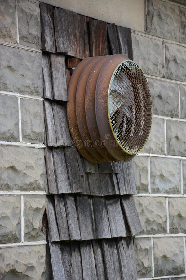 Exhaust fan stock photo. Image of makeshift, detail, shingles - 54957740