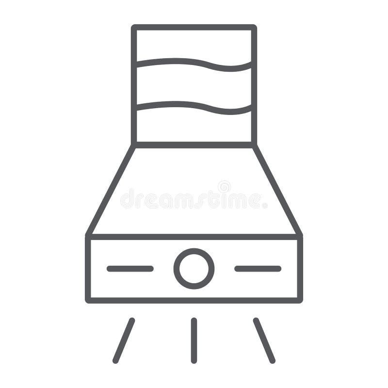 Car Hood Thin Line Icon. Car Bonnet Vector Illustration Isolated on ...