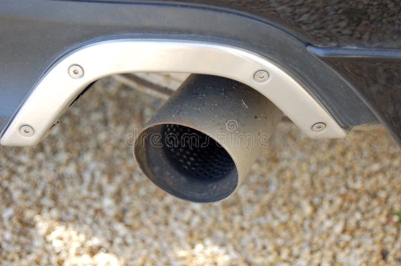 Exhaust pipe stock image. Image of automobile, carbon - 4200829