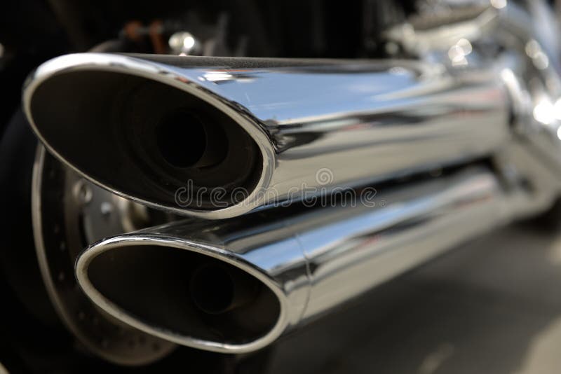 Exhaust pipe stock photo. Image of city, davidson, pipe - 40345858