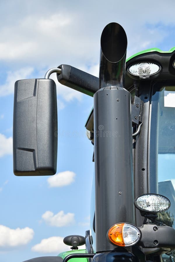 Exhaust pipe of a tractor stock photo. Image of tractor - 77037606