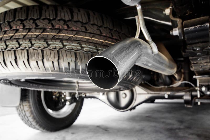 Exhaust pipe stock image. Image of truck, pipe, transport - 85452993