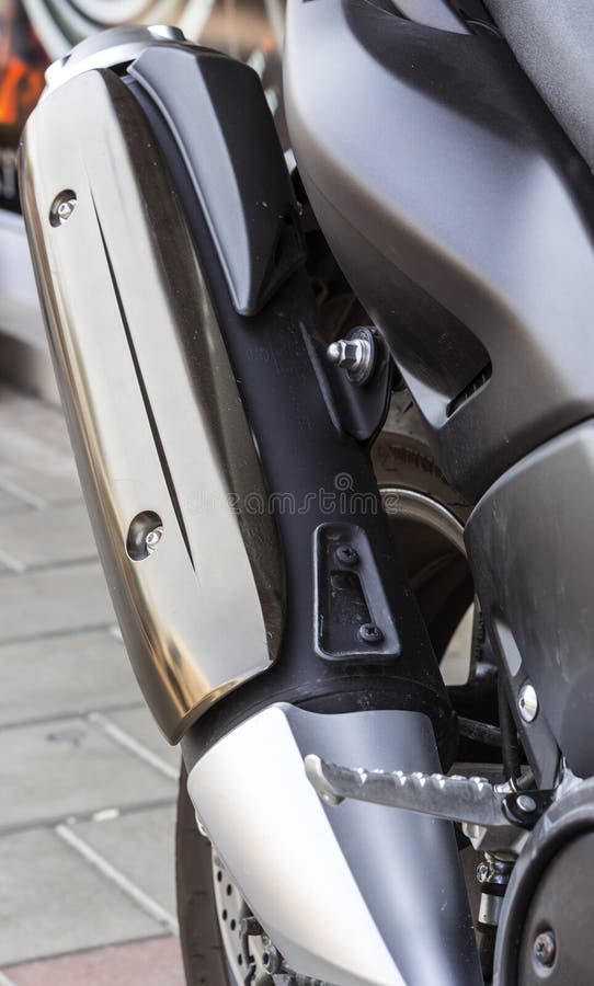 Exhaust of Scooter stock image. Image of maxi, system - 75084117