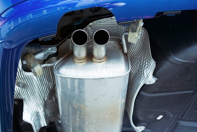 Exhaust System Catalyst in a Car with an Internal Combustion Engine ...