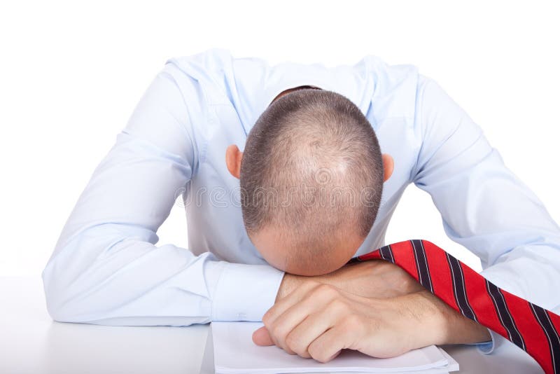 Exhausted stock photo. Image of loss, hair, documents - 24428768