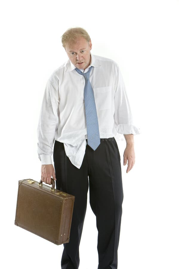 Distracted and Rumpled Business Man Stock Image - Image of office ...