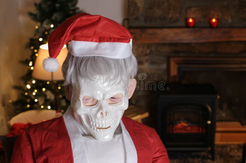 Exhausted Looking Santa Claus during Christmas Time Stock Image - Image ...