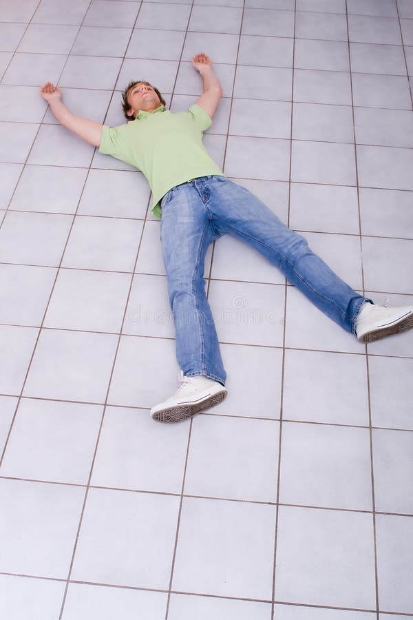 Exhausted man stock image. Image of knackered, relax - 10585333