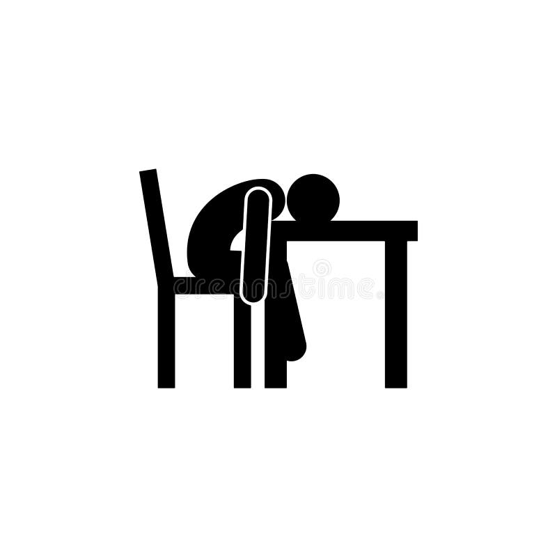 Exhausted, Man, Sleeping Icon. Element of Man is Sitting Icon for ...