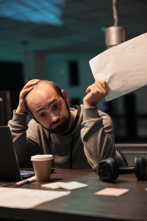 Exhausted Overworked Engineer Programming Html Code Stock Photo - Image ... Exhausted Overworked Engineer Programming Html Code Stock Photo - Image ...