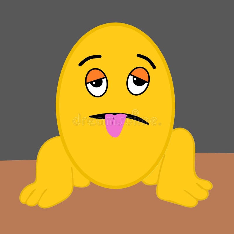 Exhausted Tired Expression in Face Total Body Tired Funny Expression ...