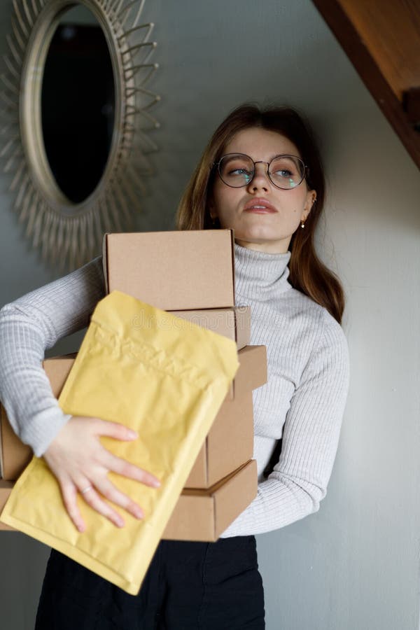 Exhaustion after a Working Day in a Young Woman, Overtime Work in an ...