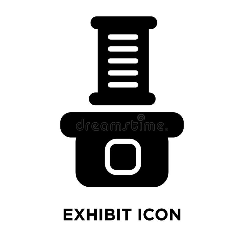 Exhibit Concept Vector Linear Icon Isolated on Transparent Background ...