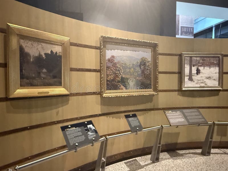 Exhibit at the Indiana State Museum in Indianapolis, Indiana Editorial ...