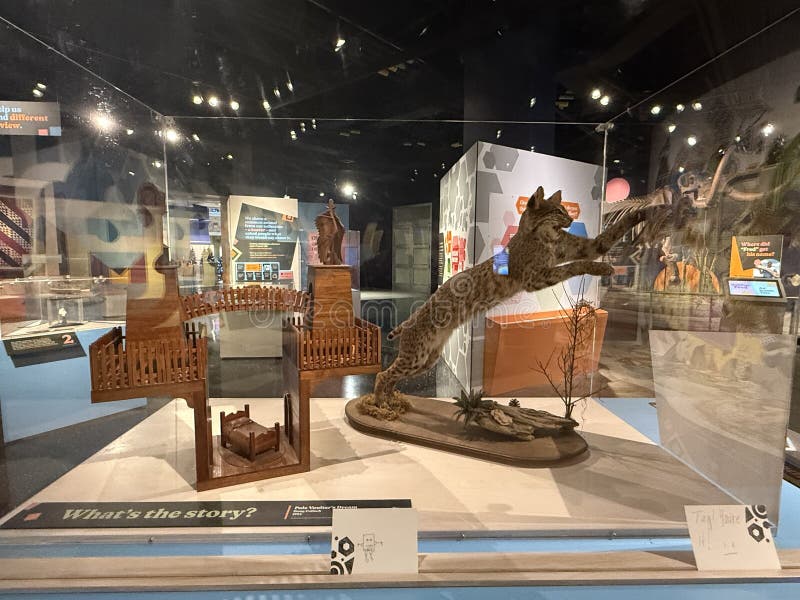 Exhibit at the Indiana State Museum in Indianapolis, Indiana Editorial ...