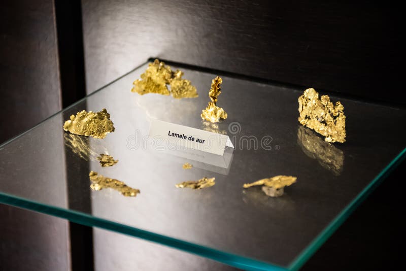 Exhibited from the Gold Museum in Brad Editorial Image - Image of gold ...