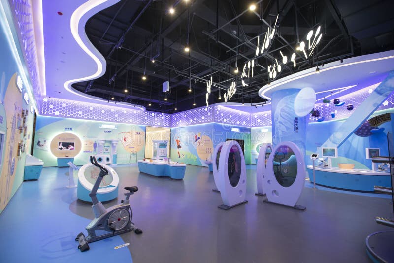 Exhibition Area of Science and Technology Museum Editorial Photography ...