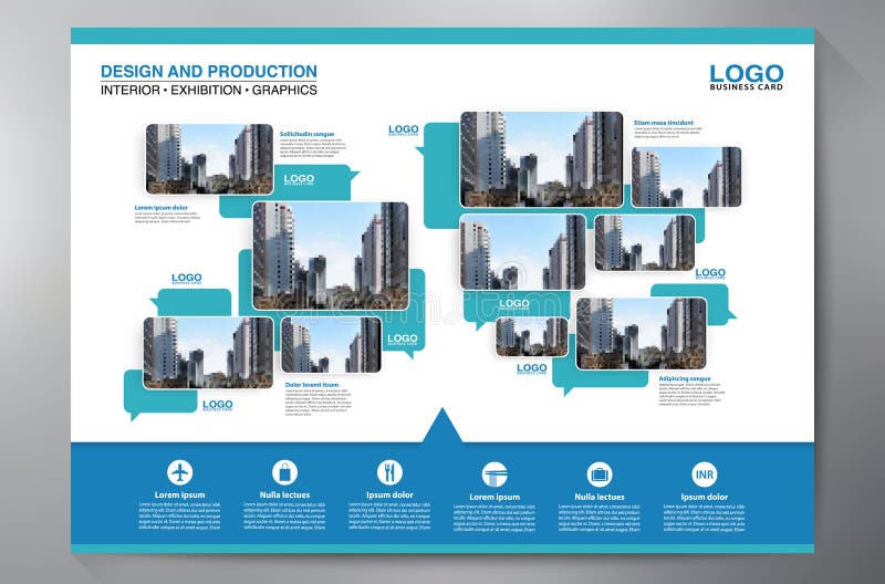 Exhibition Backdrop Displays Template for Print. Stock Vector ...
